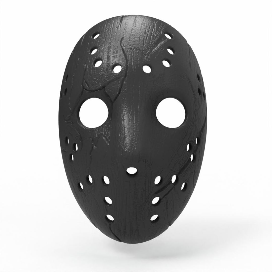 3D Printable Horror Hockey Mask STL File | Slasher Cosplay (digital ...