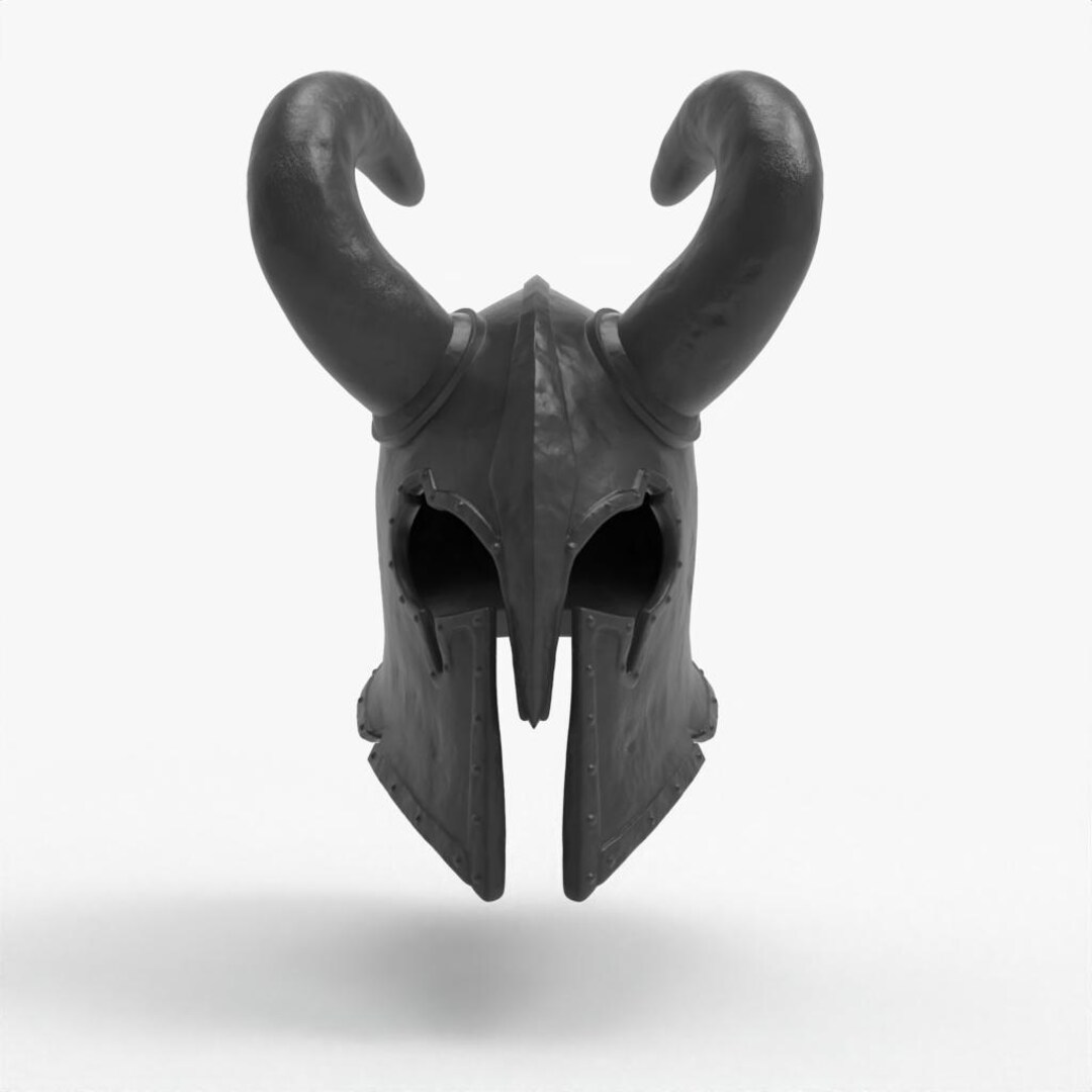 Loki Inspired Horned Helmet STL File | 3D Printable Medieval Cosplay ...