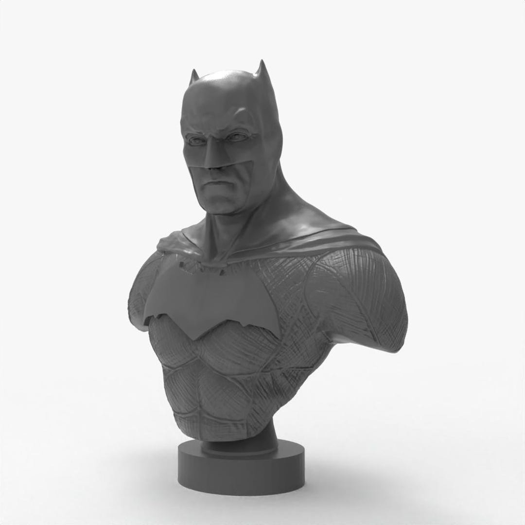 3D Printable Dark Hero Bust STL File | Superhero Figurine (digital ...