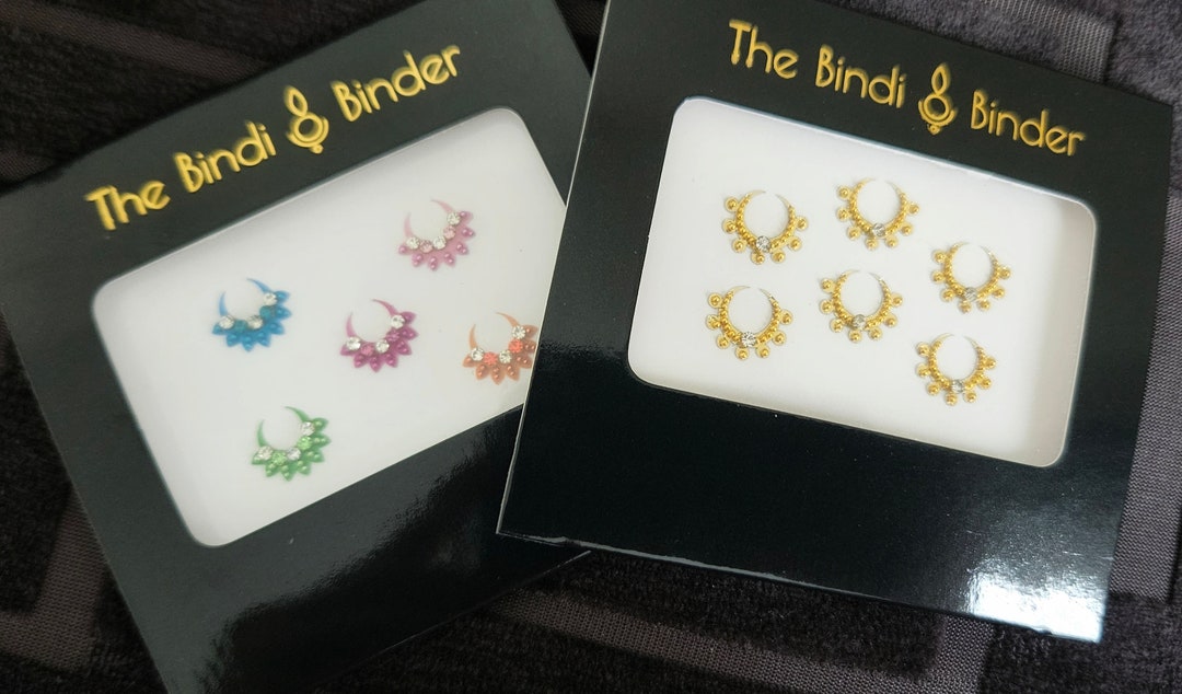 Chandra - Beautiful Moon Shaped Bindis - Etsy