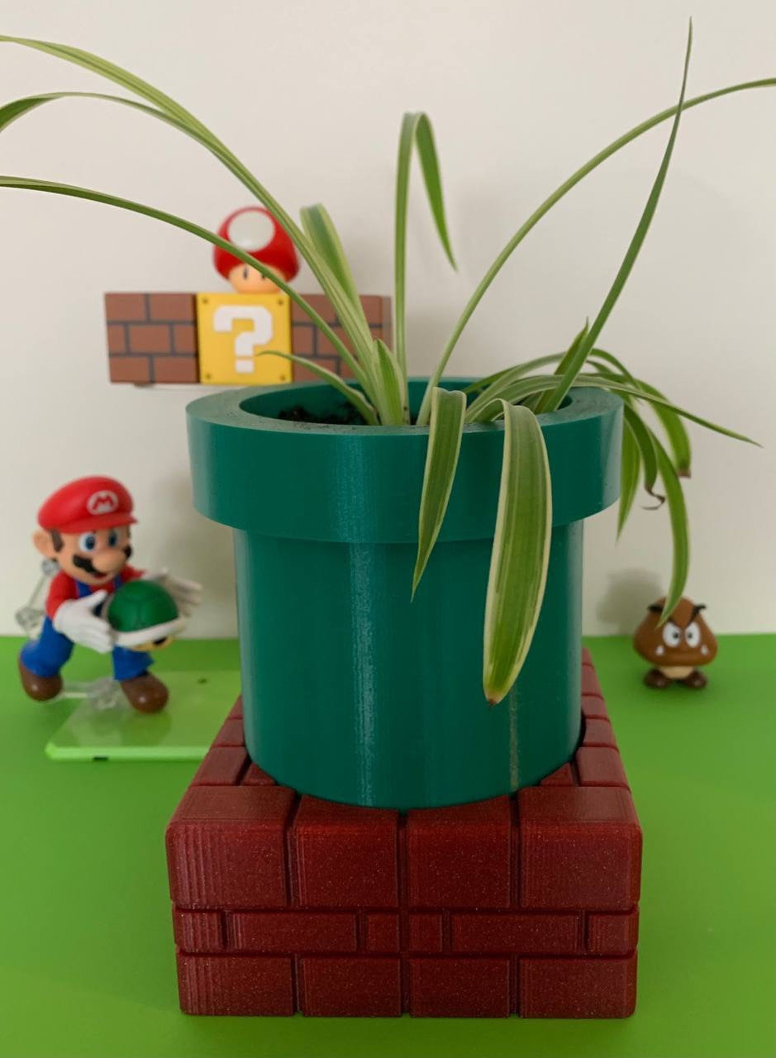Mario Inspired Pipe Planter - Etsy