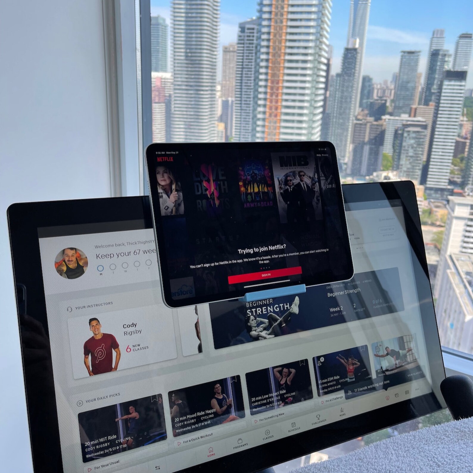 Phone / Tablet Holder for Peloton Bike - Etsy