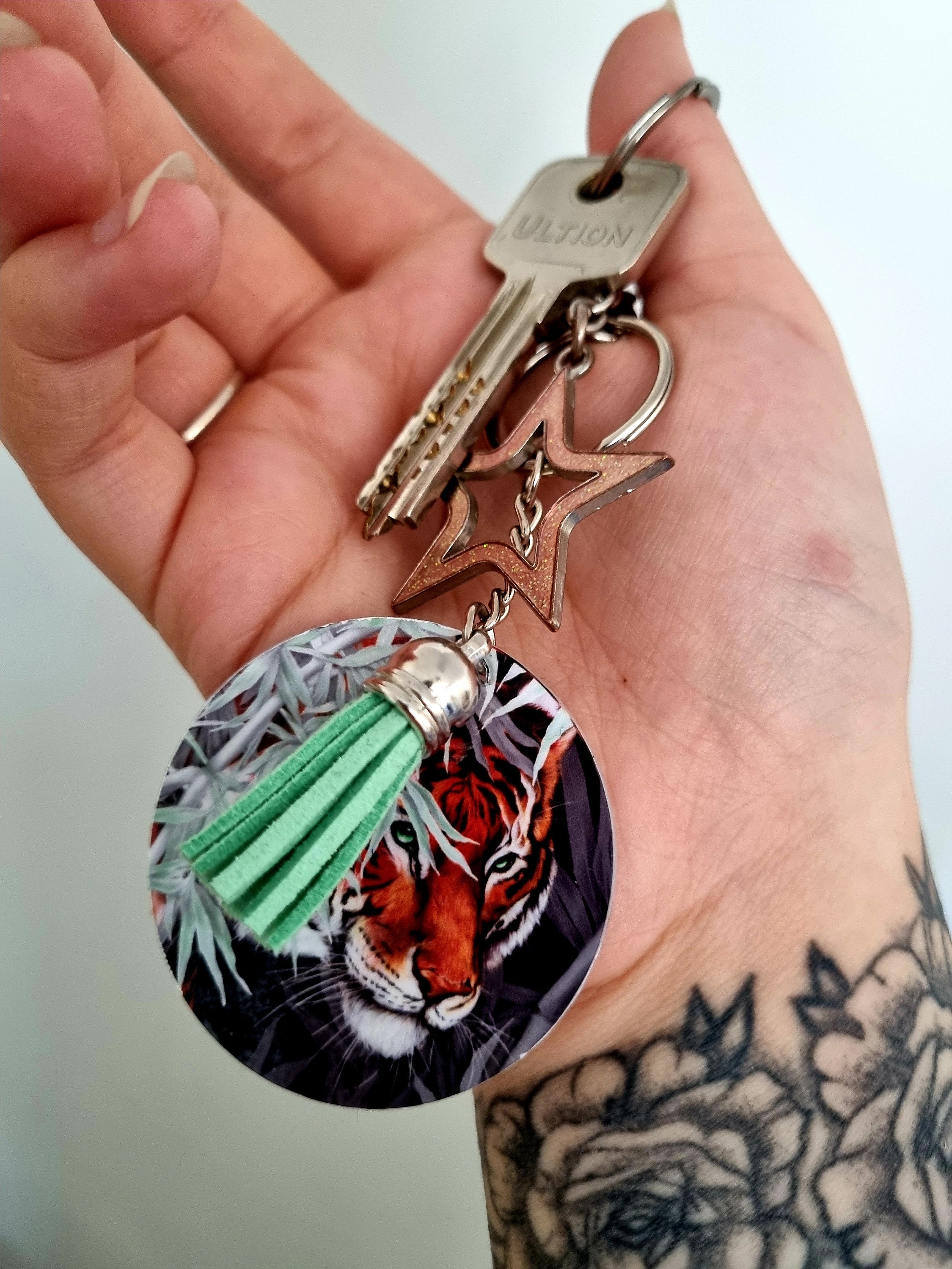 Beautiful Original Art Illustrated Handmade Keyrings | Keychain | Geeky ...