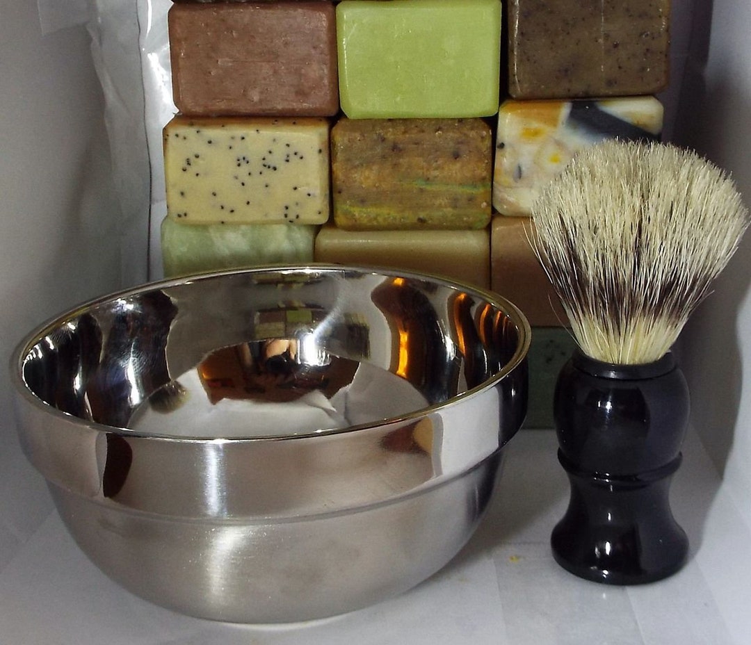 Shave Bowl & Brush Men's Shave Set Shave Kit Shave Brush Shave Bowl ...
