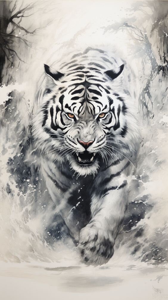 The Magnificent White Tiger Sultan King: Angelic Guardian for Respect ...