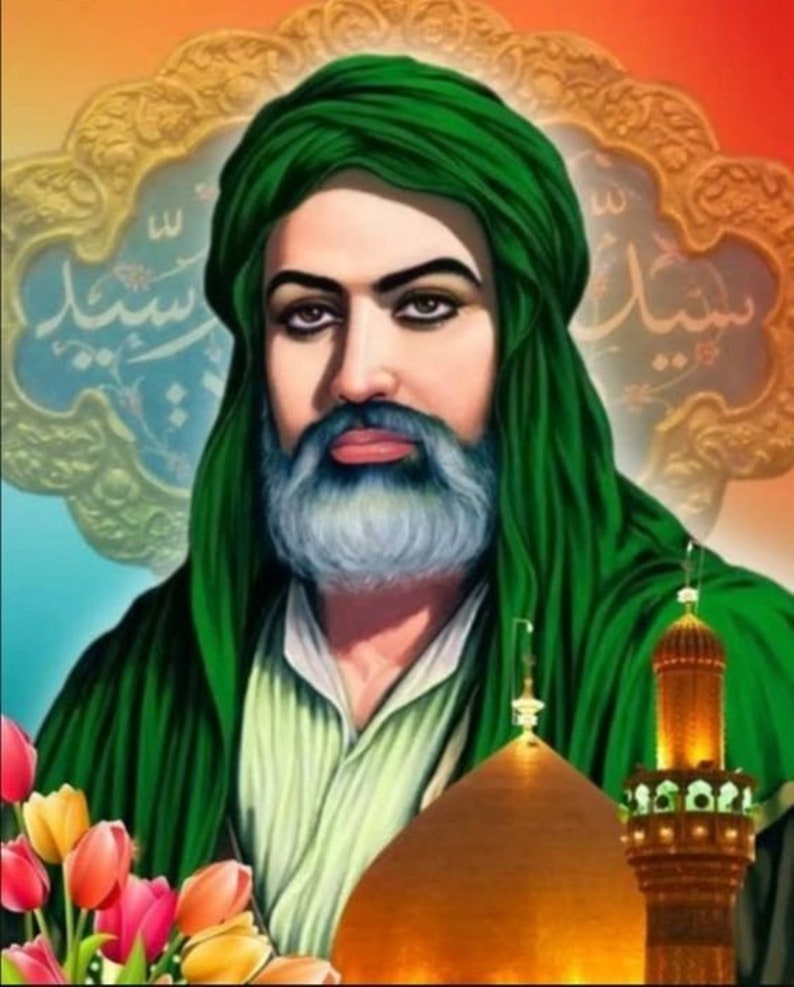 RARE Islamic Saint With 2 Angelic Birds of Paradise for Spiritual and ...