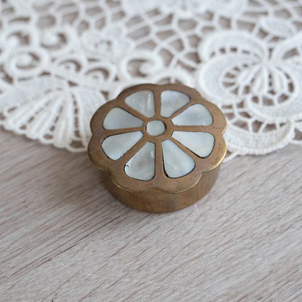 Mother of Pearl Pill Box - Etsy UK