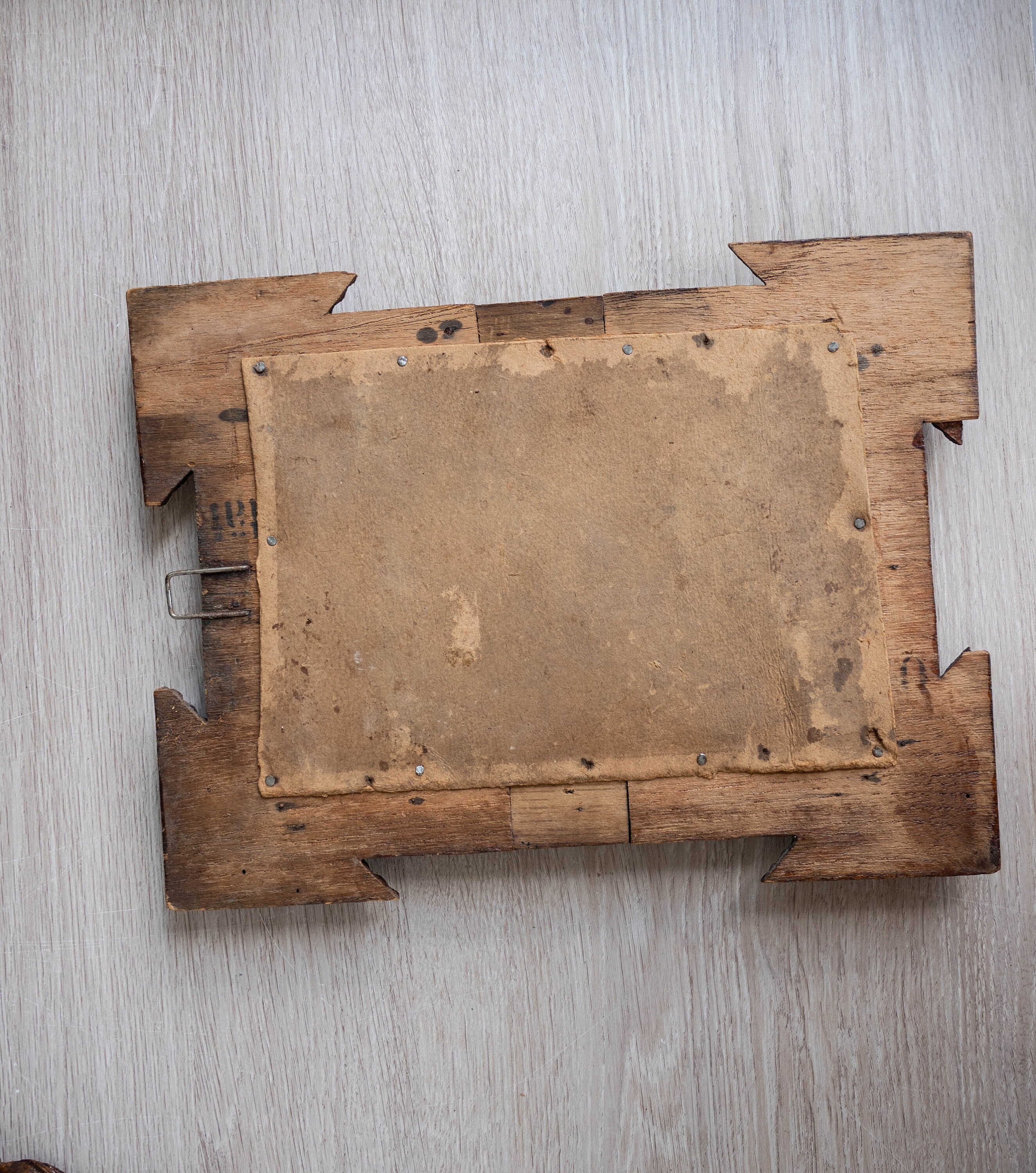 Tramp Art Frame Antique Folk Art Layered Carved Wood Frame - Etsy