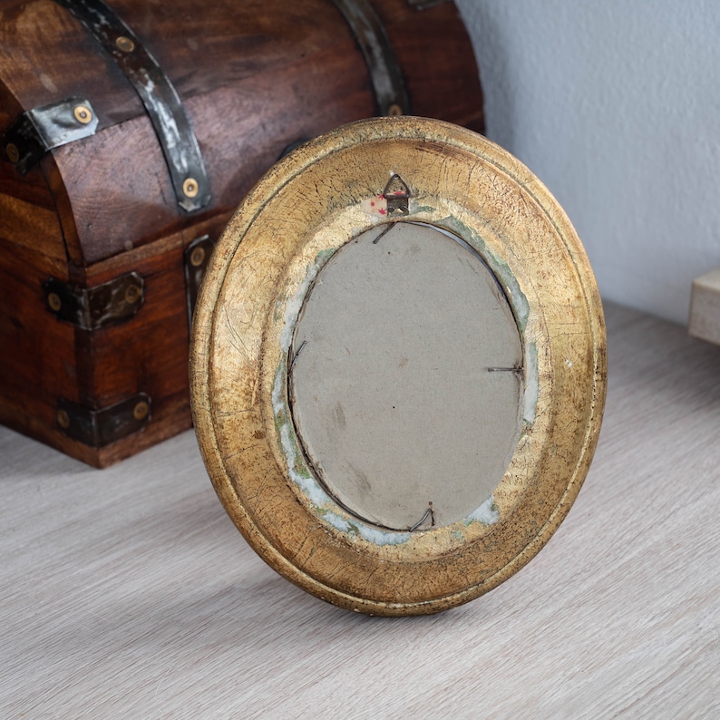Gilded Oval Frame Vintage Wood Frame Victorian Wall Decor - Etsy