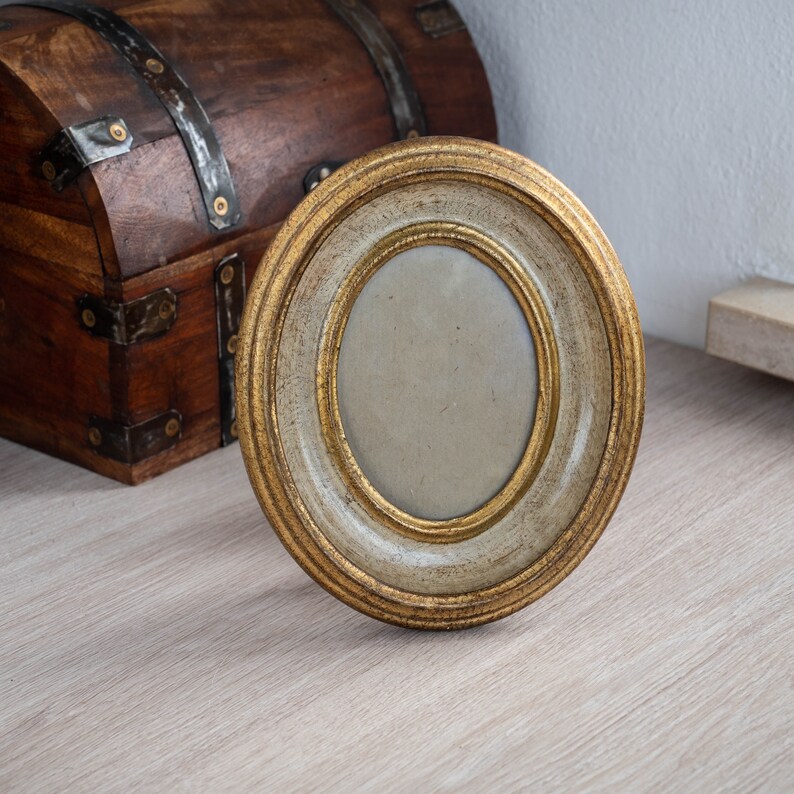 Gilded Oval Frame Vintage Wood Frame Victorian Wall Decor - Etsy