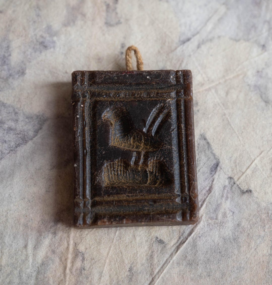 German Wax Art - Vintage Wax Relief - Rustic Wall Plaque - Vintage ...