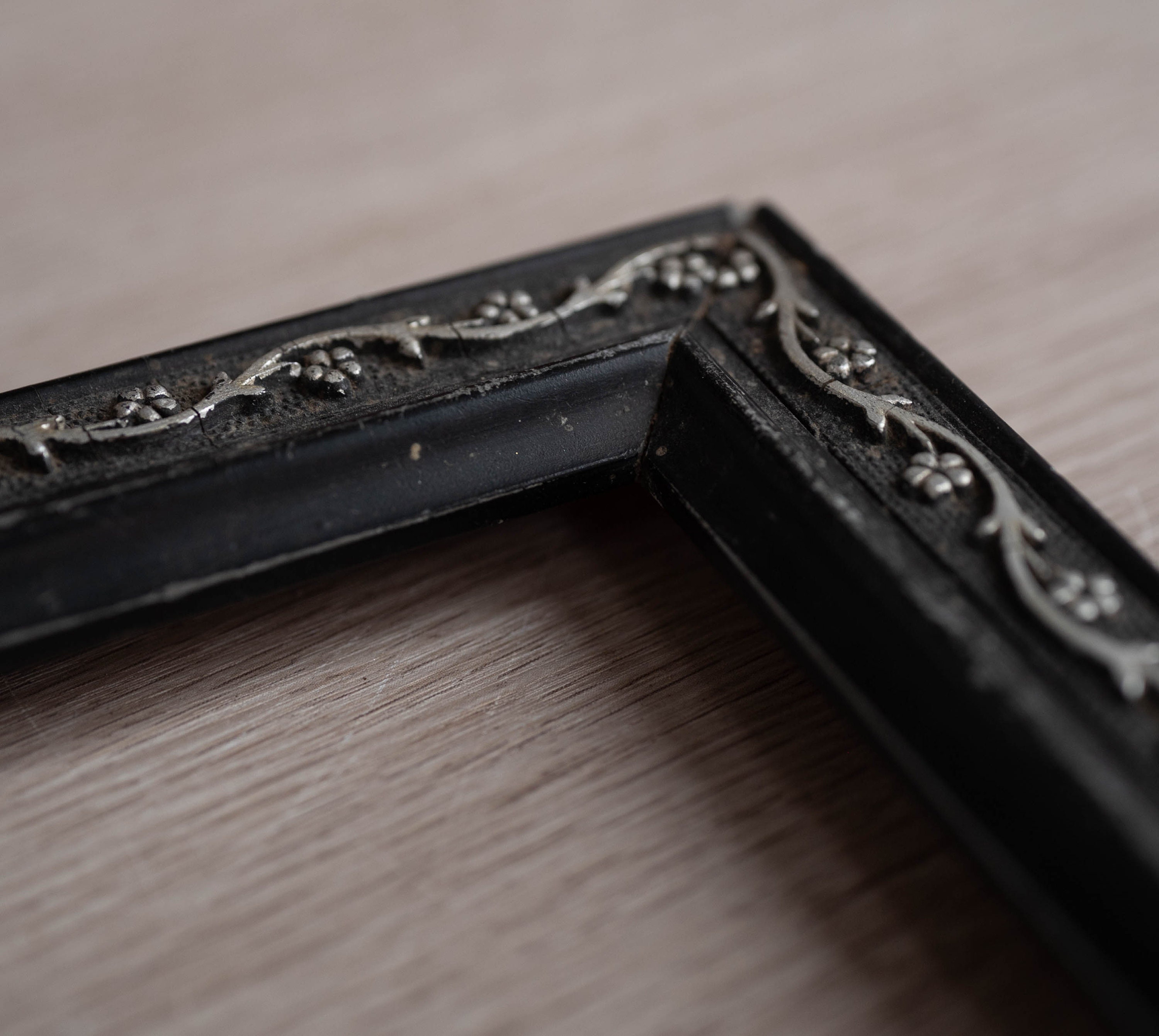 Antique Wood Frame Rustic Wall Frame Black Small Wooden Picture Frame ...