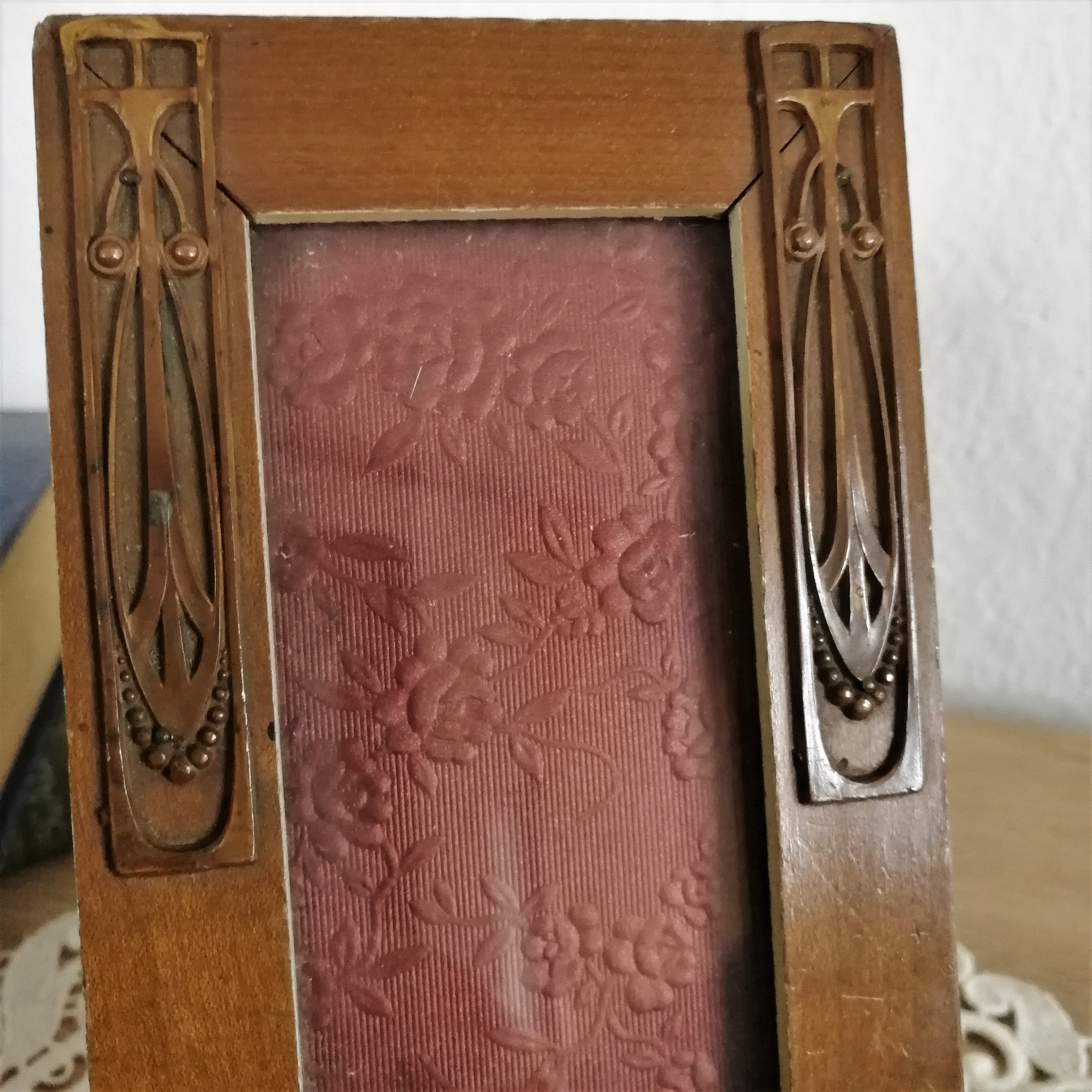 Art Deco Picture Frame Antique Wood Photo Frame in Art Nouveau | Etsy