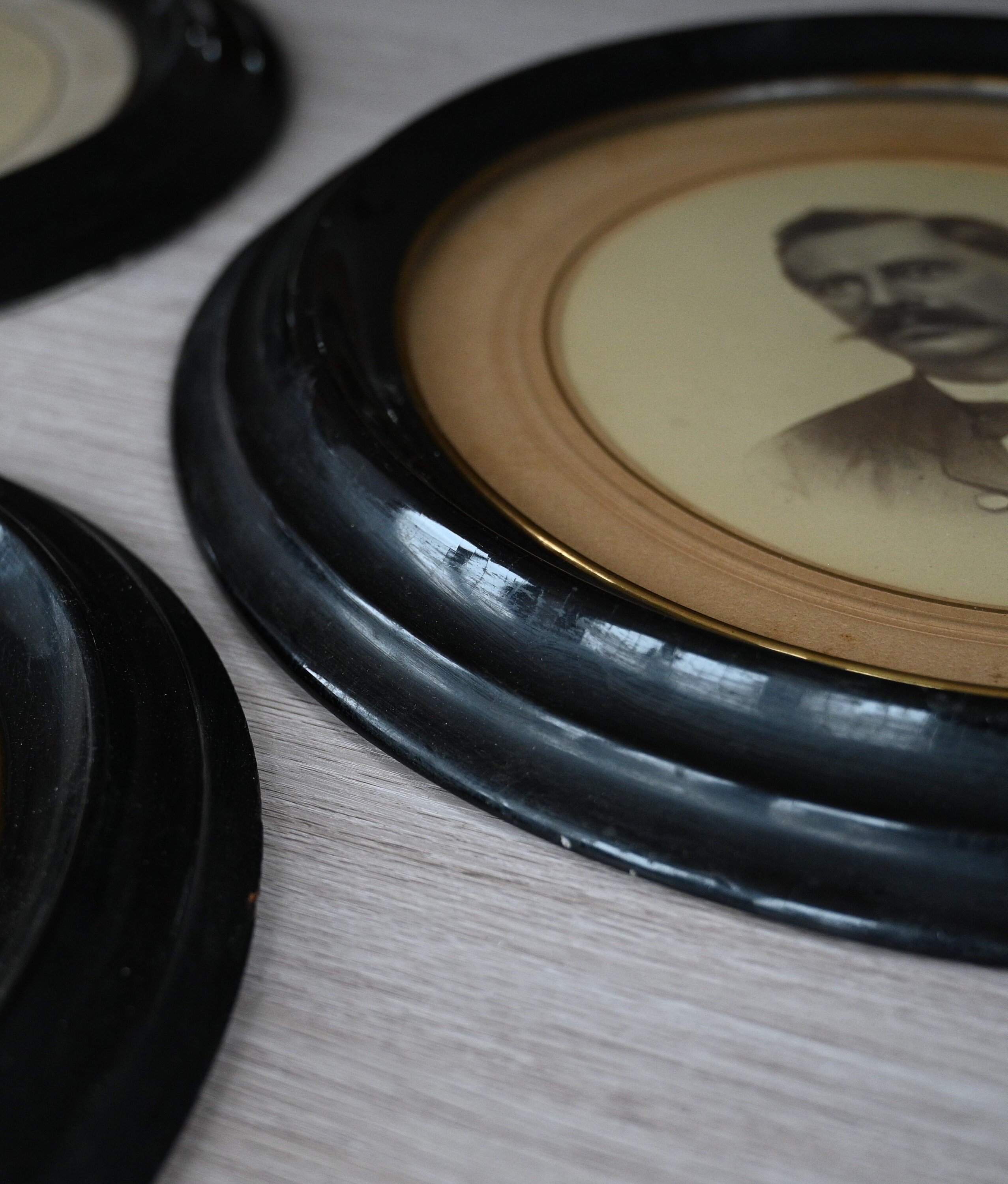 Antique Oval Portrait Frame Victorian Portrait in Black Wood - Etsy
