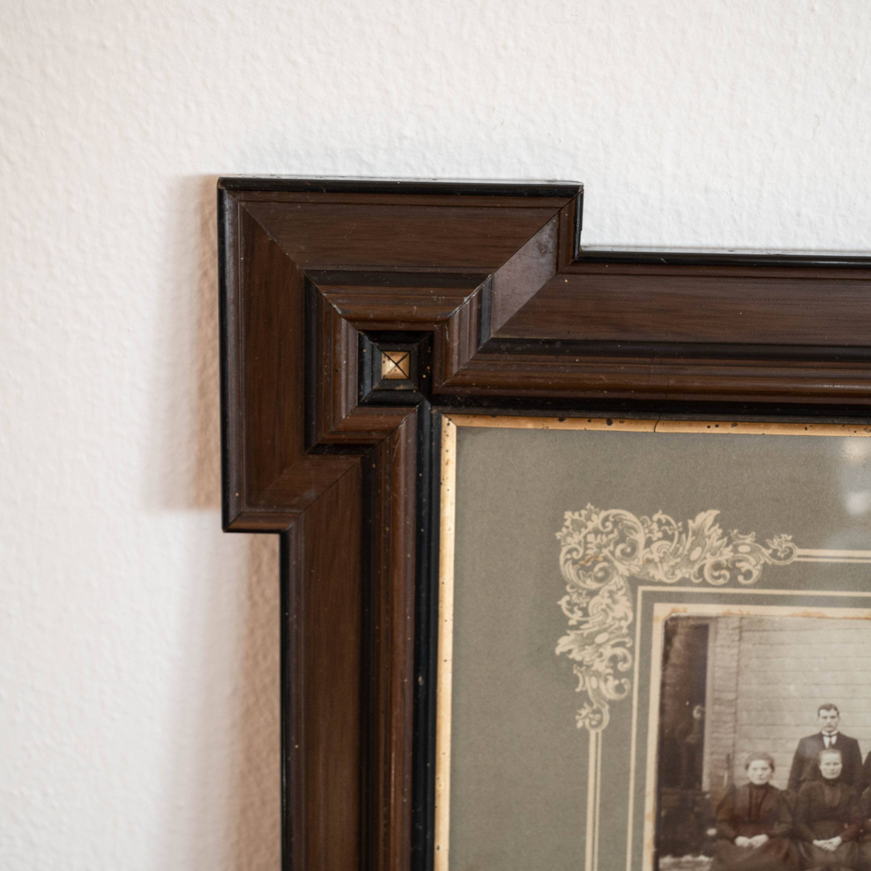 Antique Wall Frame Biedermeier Wood Photo Frame Victorian Photograph in ...