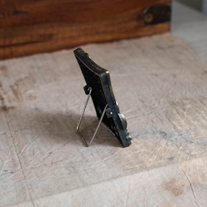 Mini Brass Frame Metal Standing Tabletop Picture Frame in Art Nouveau ...