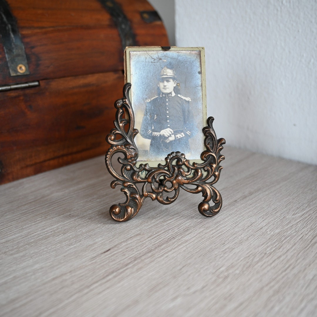 Art Nouveau Frame Antique Filigree Picture Frame With Cabinet Card ...