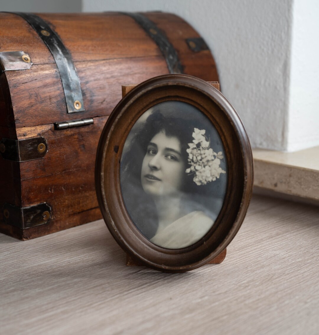 Oval Wood Frame - Small Wall Frame - Gallery Wall Art - Etsy