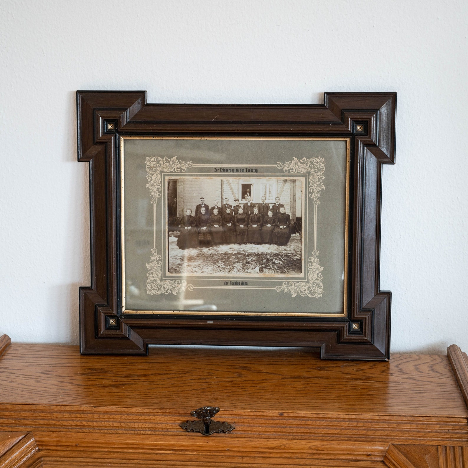 Antique Wall Frame Biedermeier Wood Photo Frame Victorian Photograph in ...