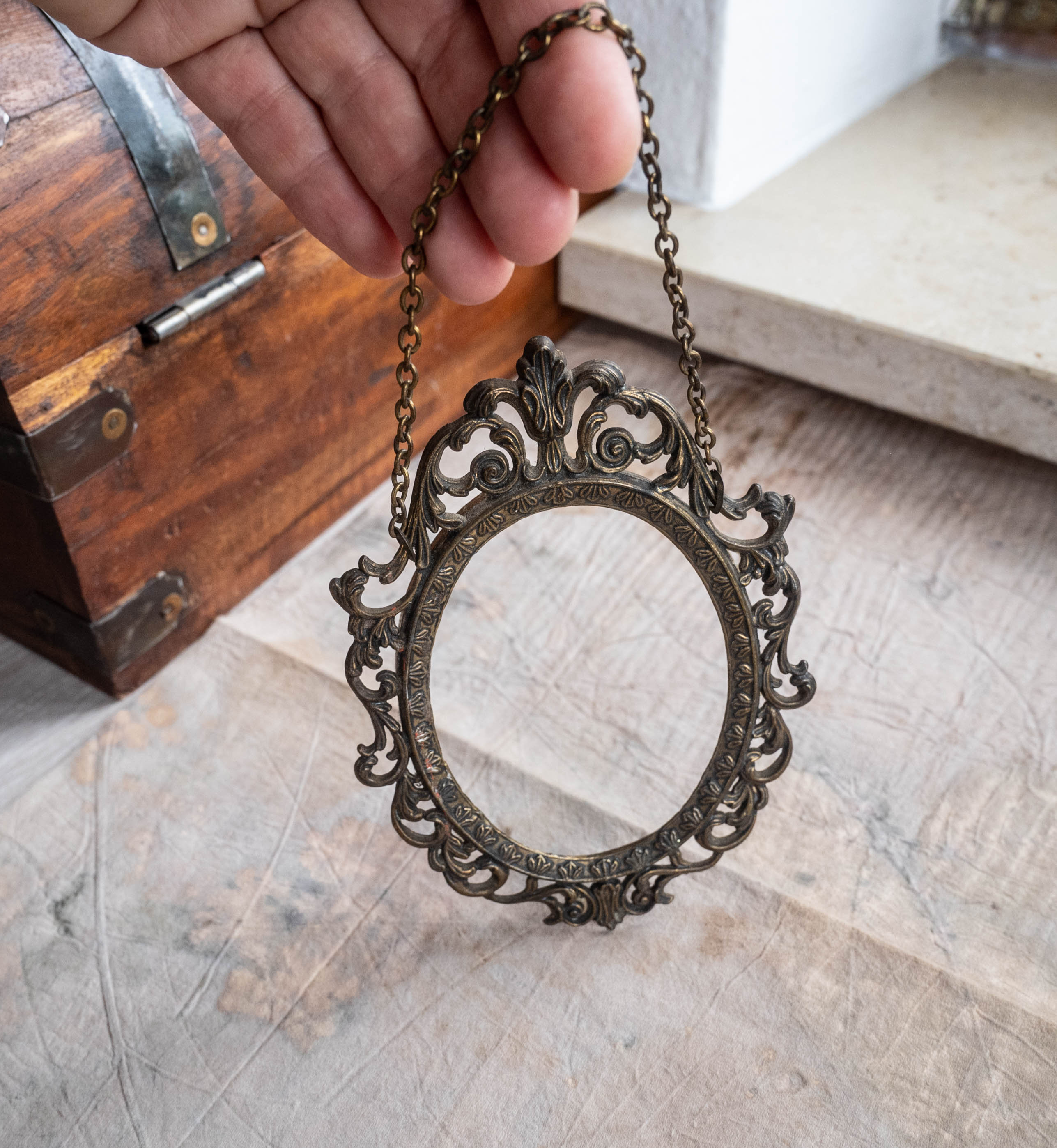 Baroque Frame Vintage Oval Wall Frame Ornate Picture Frame - Etsy
