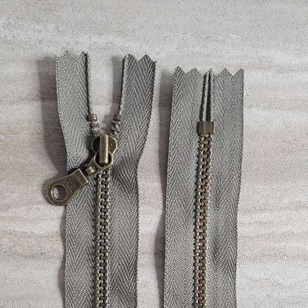 Ykk Brass Zipper - Etsy
