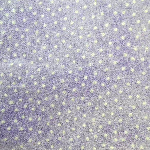 Purple Dot Flannel Fabric - Etsy