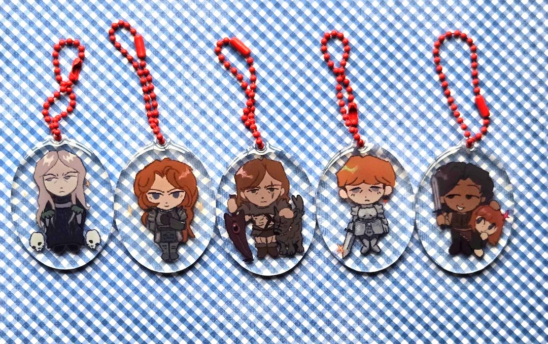 Fear and Hunger 2in Acrylic Charms Ragnvaldr, D'arce, Le'garde, Cahara ...