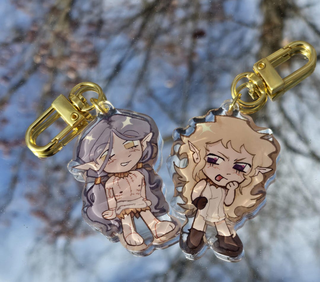 DUNGEON MESHI Fleki and Lycion Charms - Etsy Australia