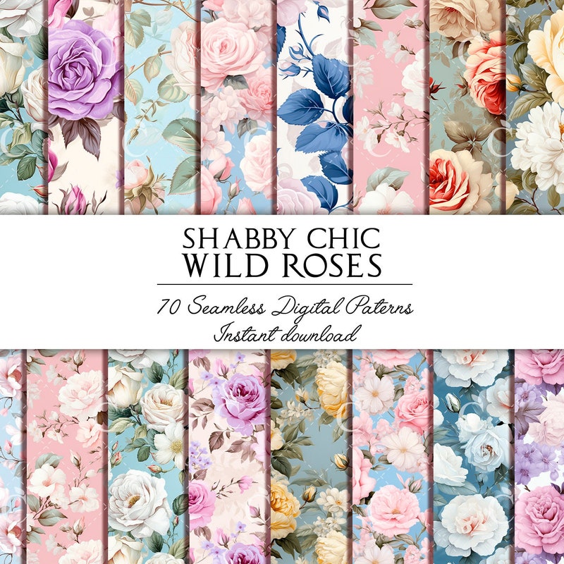 Vintage Floral Paper - Etsy