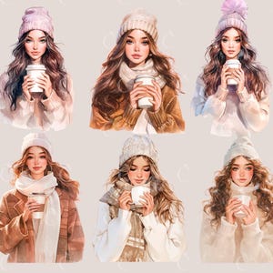 Watercolor Winter Clipart,cozy Winter Png,holiday Clipart,cozy ...