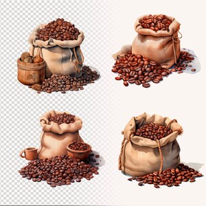 Watercolor Coffee Lover Clipart Bundle, Coffee Drinks Clip Art, Barista ...