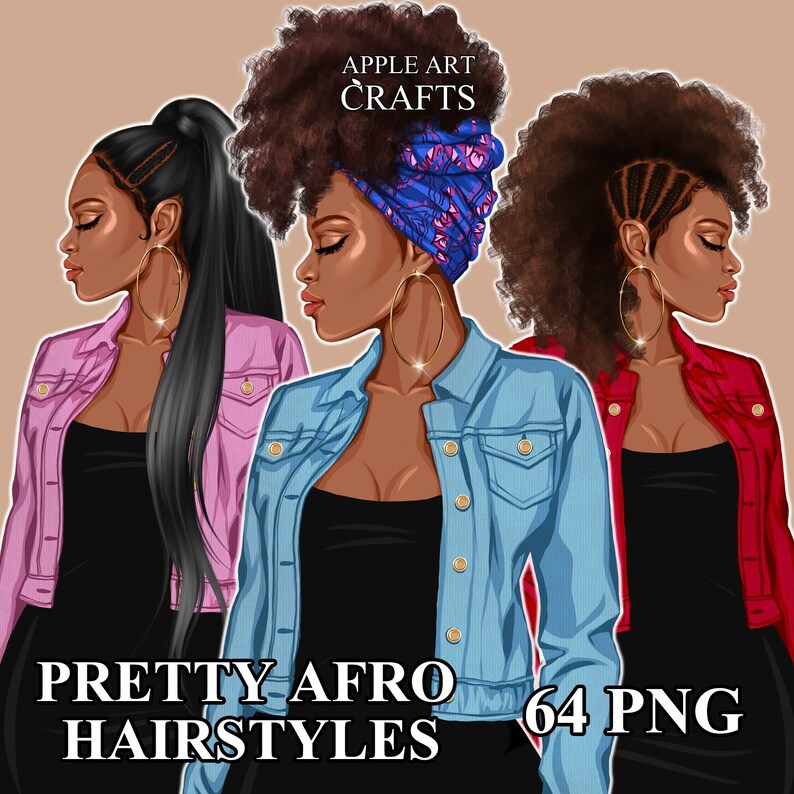 Black Woman Clipart Girl Boss Clipart Black Woman PNG Lady - Etsy