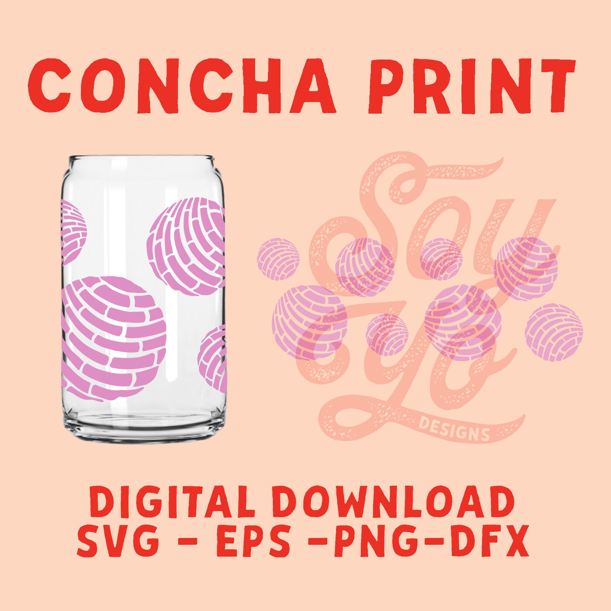 Concha Svg Pan Dulce Svg Svg Png Digital Download Mexican Sweet Bread ...