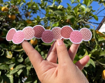 Conchas, Latino, Latina, Mexican Sticker, Heart Conchas, Waterproof ...