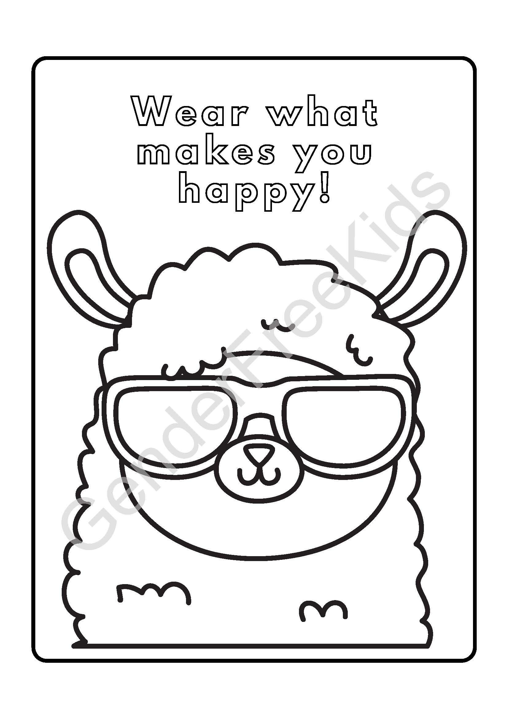 Gender Neutral Coloring Pages Coloring Pages