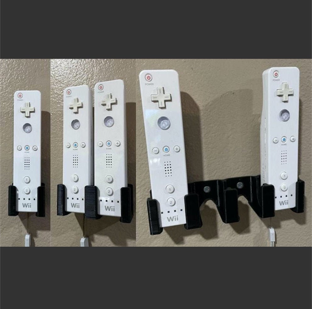 Single, Dual, & Quad Wall Mount for WII Remote - Etsy
