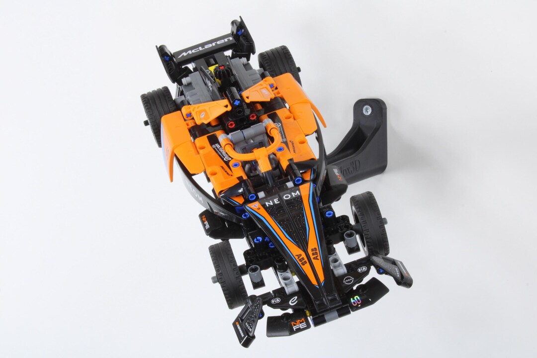 Adjustable Wall Mount for LEGO® Technic™ 42169 NEOM Mclaren Formula E ...