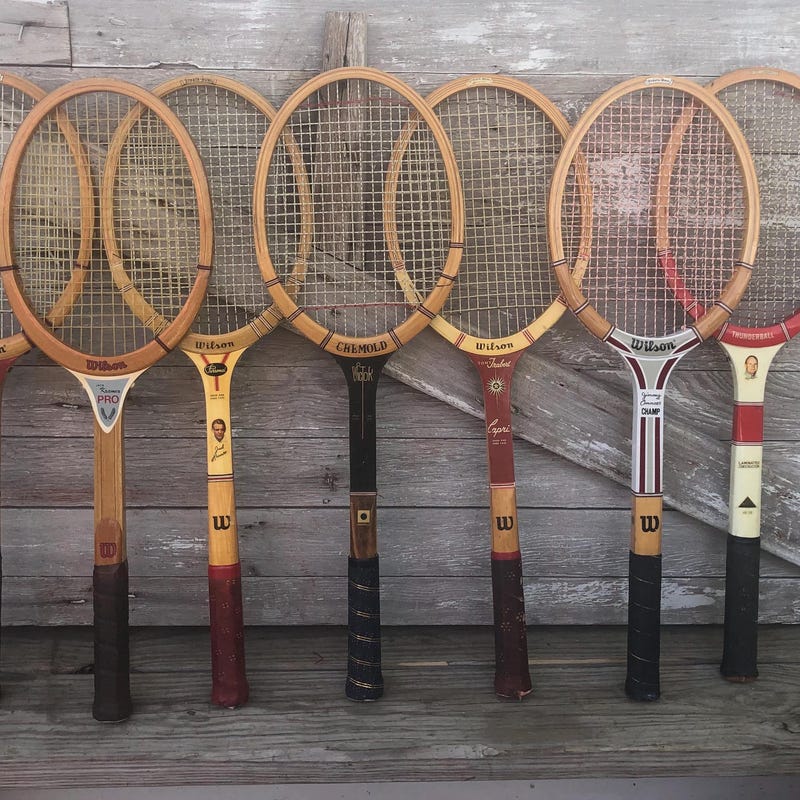 Vintage Wilson Tennis Racket Wilson - Etsy