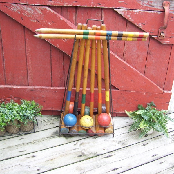 Croquet Set - Etsy