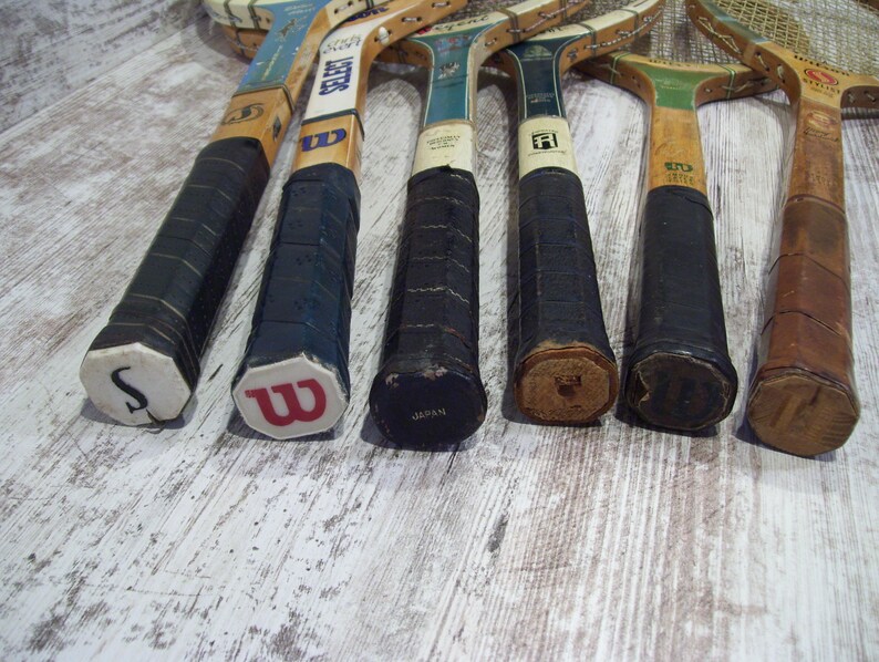 Wood Tennis Racket Wilson Chris Evert Regent Pauline Betz - Etsy