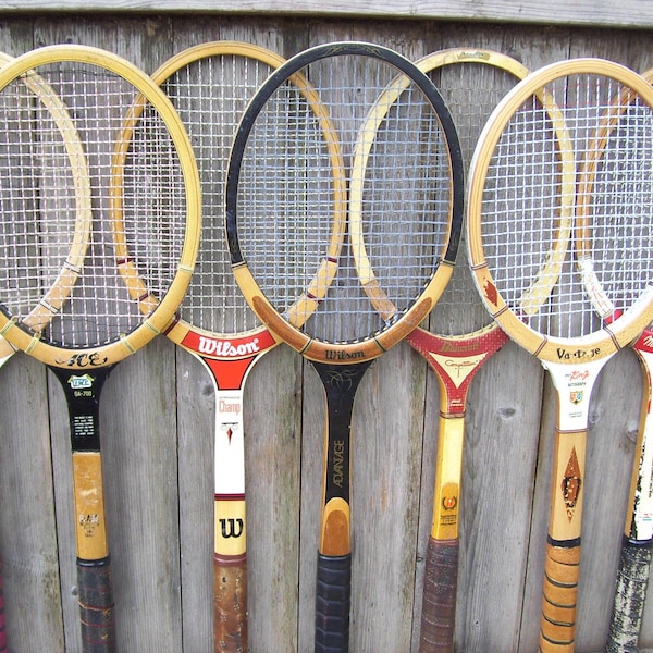 Wooden Tennis Racket - Etsy