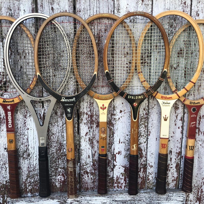 Wooden Tennis Racket - Etsy
