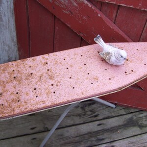 Pink Metal Ironing Board Farmhouse Ironing Table Children Size or Wood ...