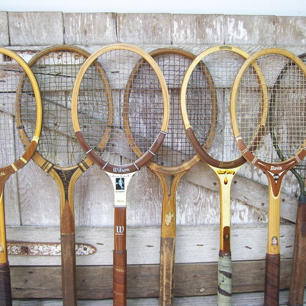 Wooden Tennis Racket - Etsy