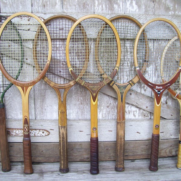 Wooden Tennis Racket - Etsy