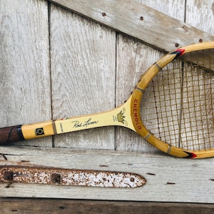 Wood Tennis Racket Wilson Jack Kramer Spalding Pancho Gonzales Tony ...
