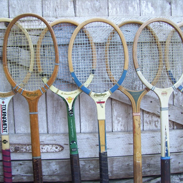 Wooden Tennis Racket - Etsy