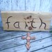 Faith Sign Inspirational Solid Wood Plank Wording Religious - Etsy