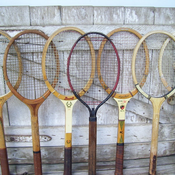 Wooden Tennis Racket - Etsy