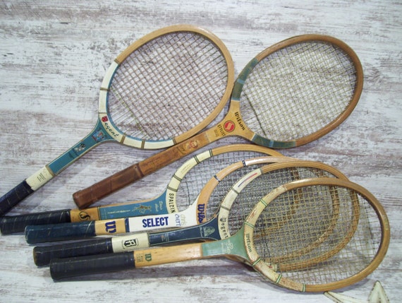 Wood Tennis Racket Wilson Chris Evert Regent Pauline Betz - Etsy